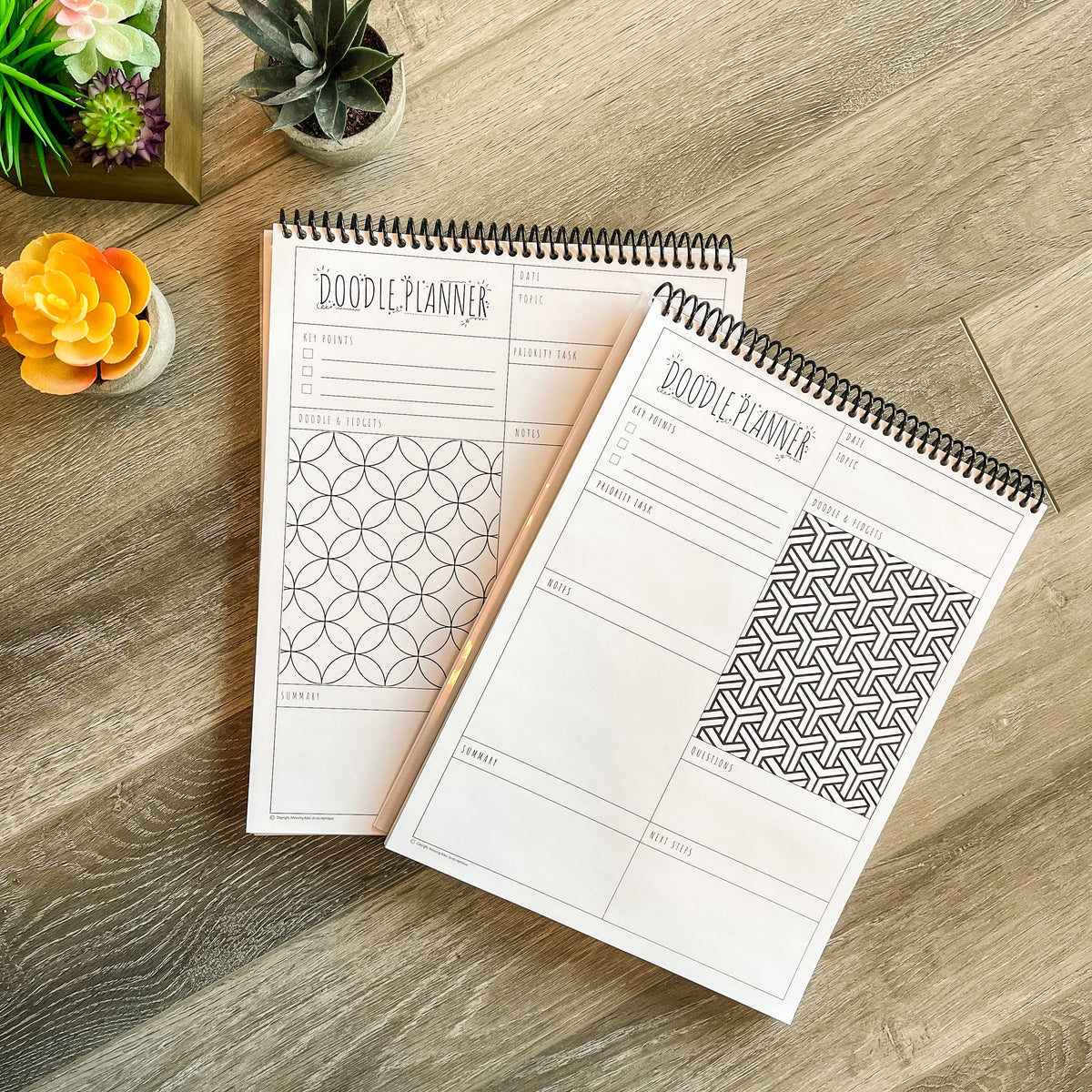 ADHD Brain Dump DoodlePlanner Spiral Notebook – Advancing Aiden