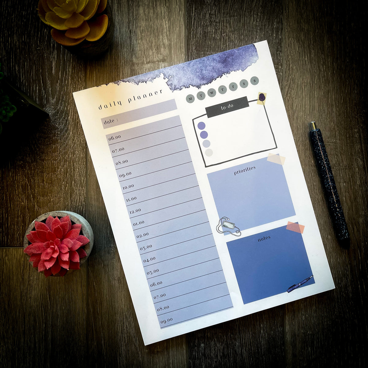 Daily Desk Pad – Advancing Aiden